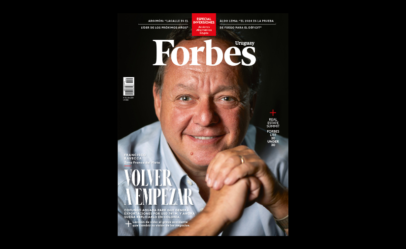 Francisco Ravecca en la décima tapa de Forbes Uruguay: su historia y su ...